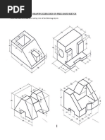 Practice Problemsfor Engineering Drawing II | PDF | Mechanical ...