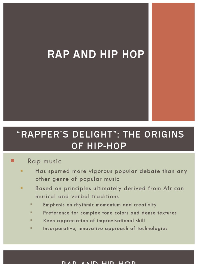2013 07 17 Rap Slides | PDF | Hip Hop Music | Hip Hop