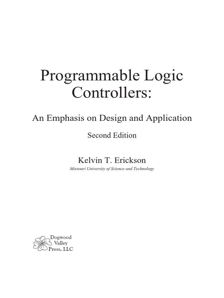 Programmable Logic Controllers Download Free Pdf Programmable Logic Controller Control