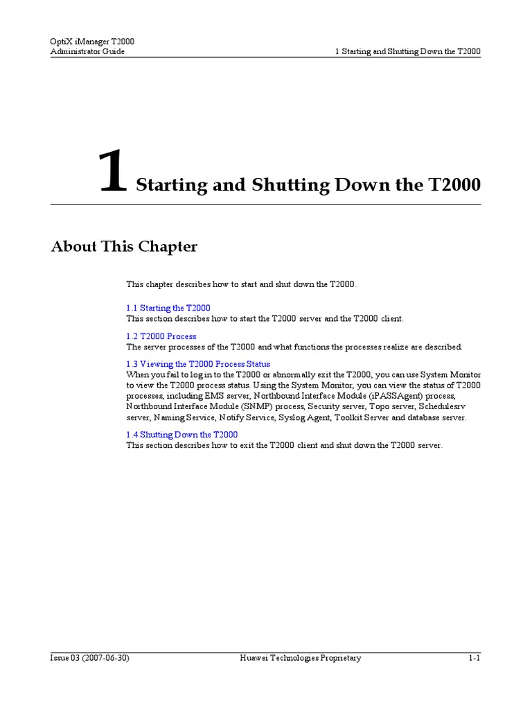 Starting and Shutting Down The T2000: About This Chapter | PDF | Server (Computing) | Transport ...