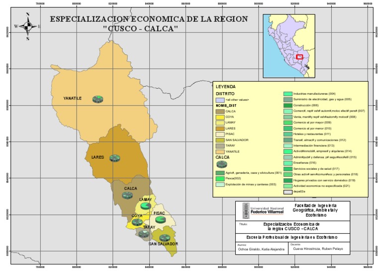 Mapa de la Provincia de Calca | PDF | Naturaleza | Agricultura