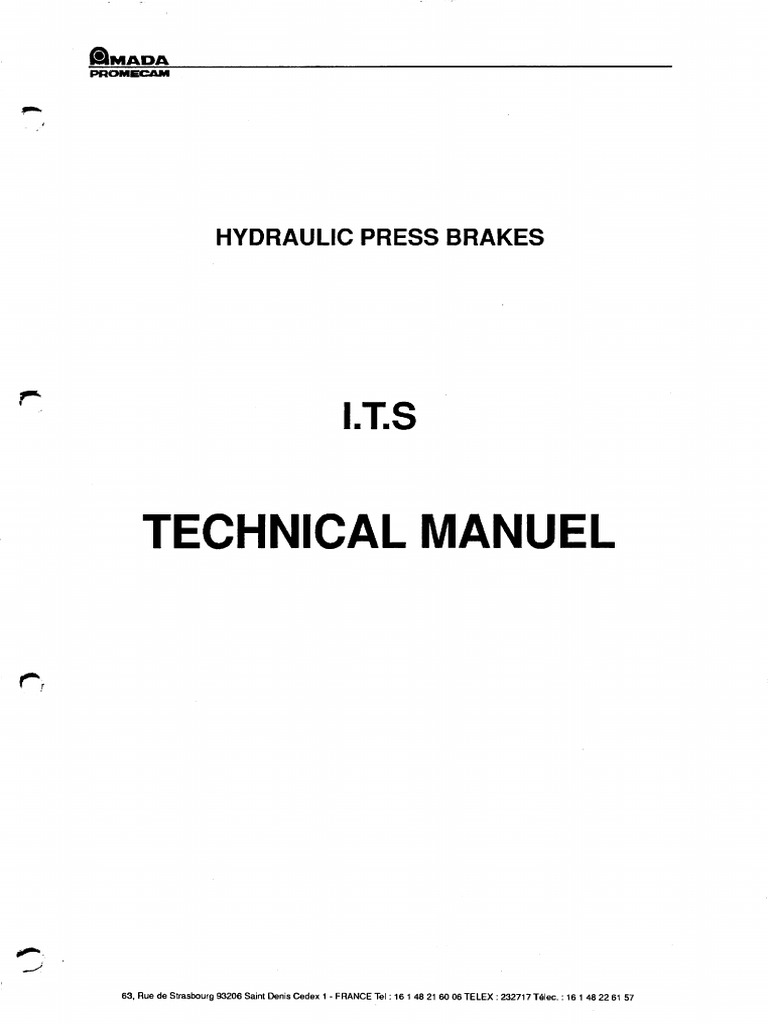 Amada ITS Technical Manual 45899 PDF | PDF | Mains Electricity | Power ...