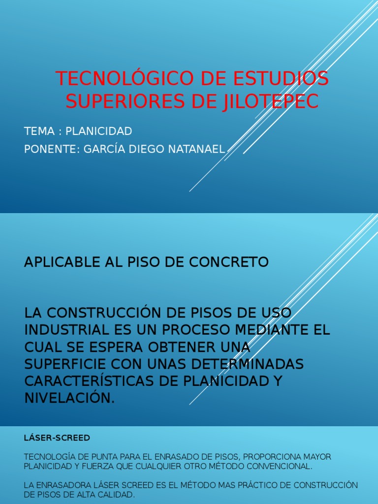 Ex Planicidad Nata | PDF | Hormigón | Science