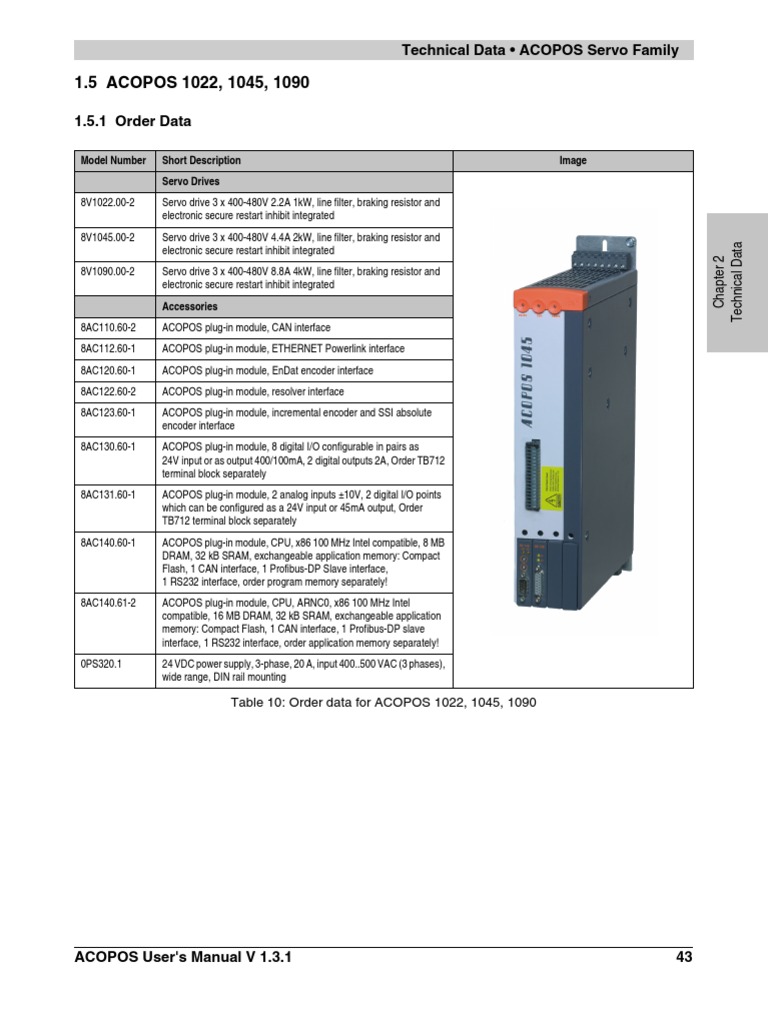 ACOPOS | PDF | Mains Electricity | Switch