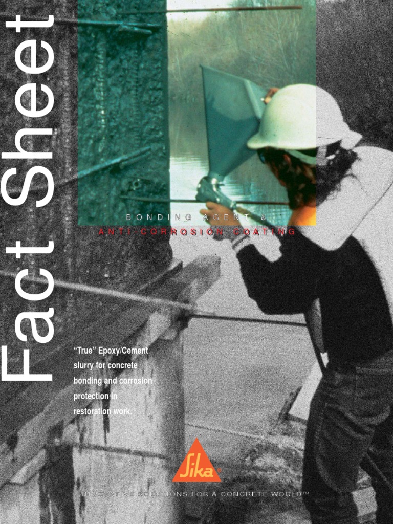 "True" Epoxy/Cement Slurry For Concrete Bonding and Corrosion ...