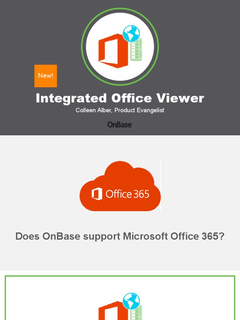 OnBase Integrated Office Viewer Features | PDF | Microsoft Office ...