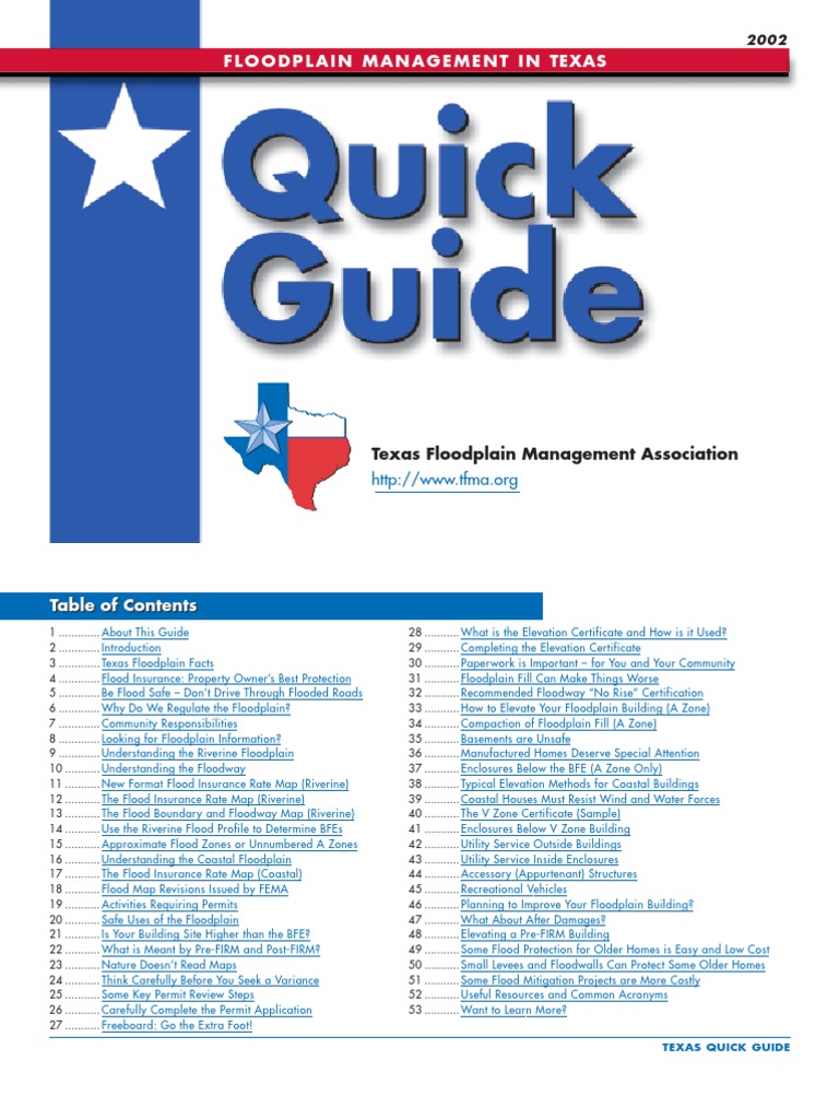 Texas Floodplain Management Association | PDF | Floodplain | Flood