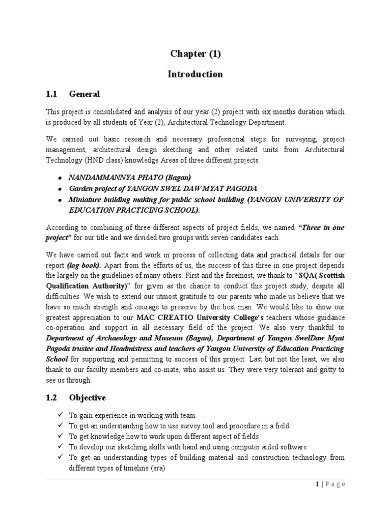 3 in 1 Project (Bagan Project) | Download Free PDF | Surveying | Tools