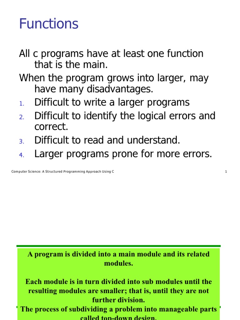 Functions and Macros | PDF | Parameter (Computer Programming ...
