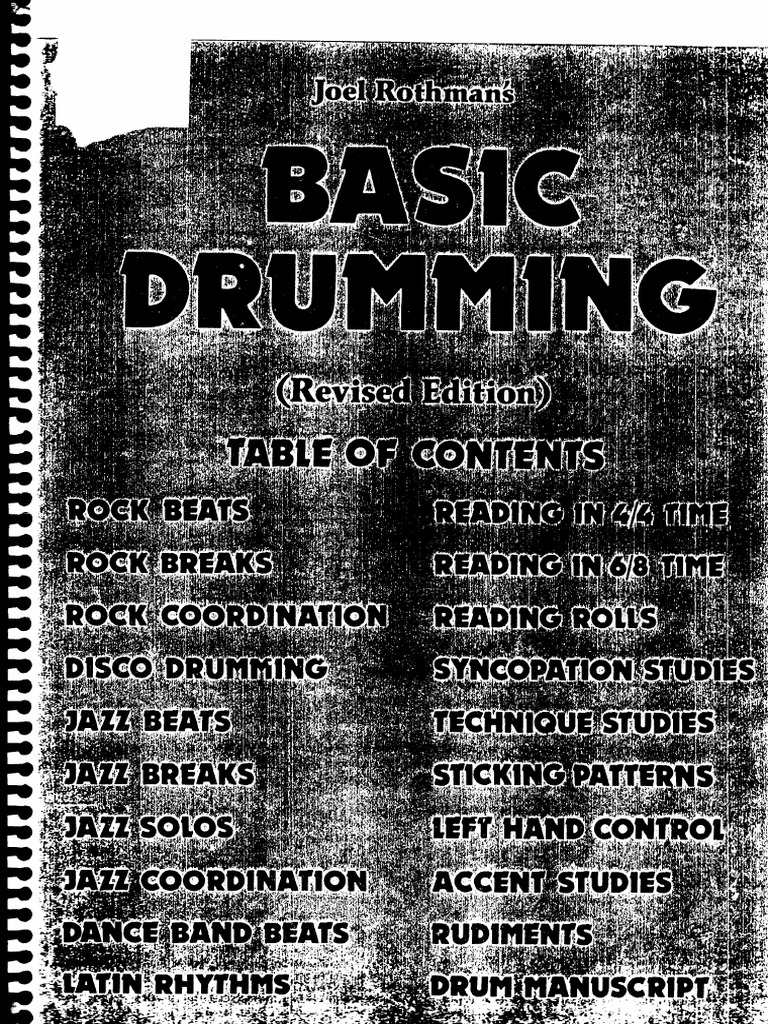 Joel Rothman - Basic Drumming PDF | PDF