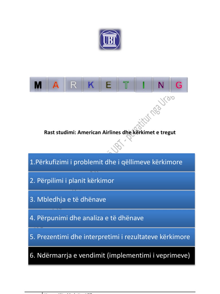 Rast Studimi - American Arilines | PDF