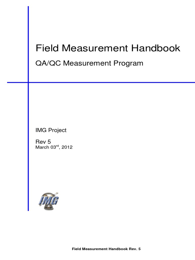 Field Measurement Handbook Overview | PDF | Calibration | Flow Measurement