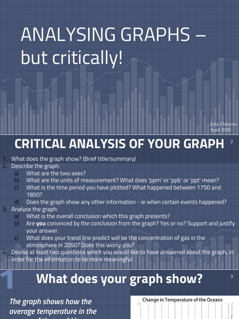Critical Analysis of Graphs | PDF | Sea Surface Temperature | Parts Per ...