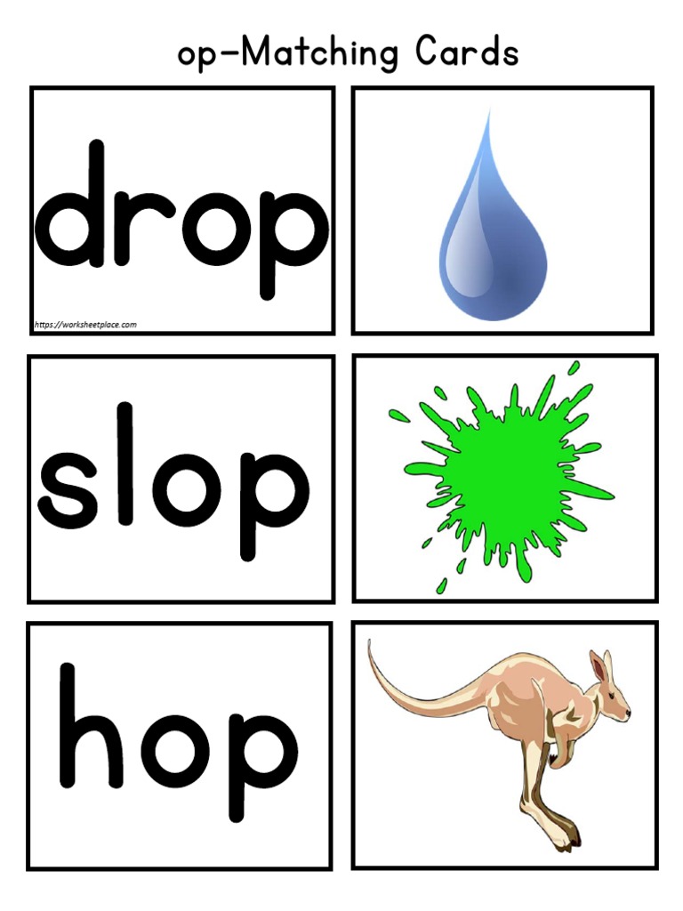 Op Word Family Game 4 | PDF