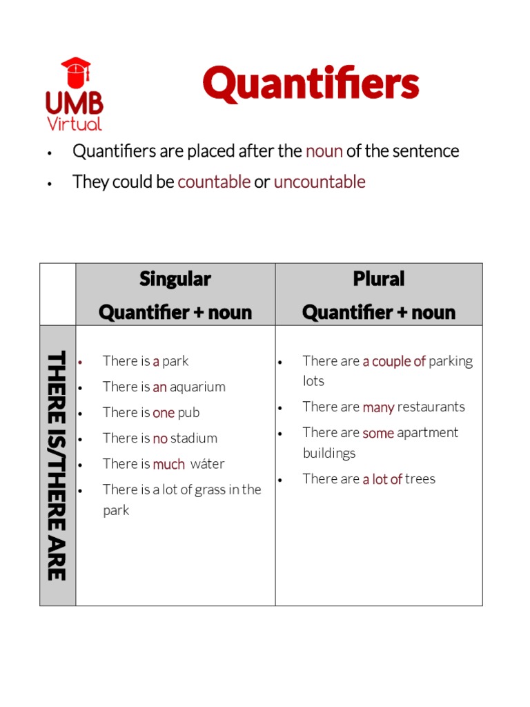 Quantifiers PDF | PDF