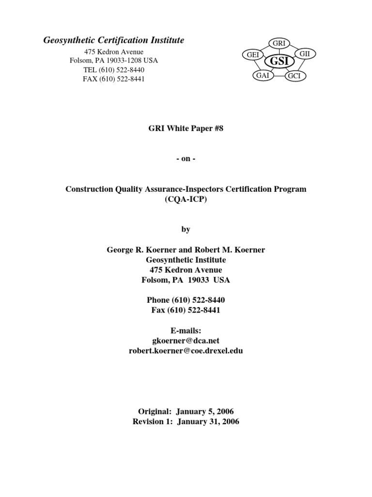 CQA-ICP Certification Program Guide | PDF | Economic Sectors | Engineering