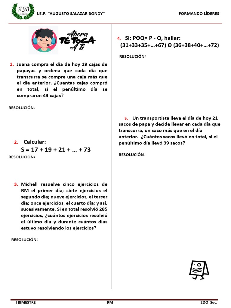 RM - TAREA-2DO Sec PDF | PDF