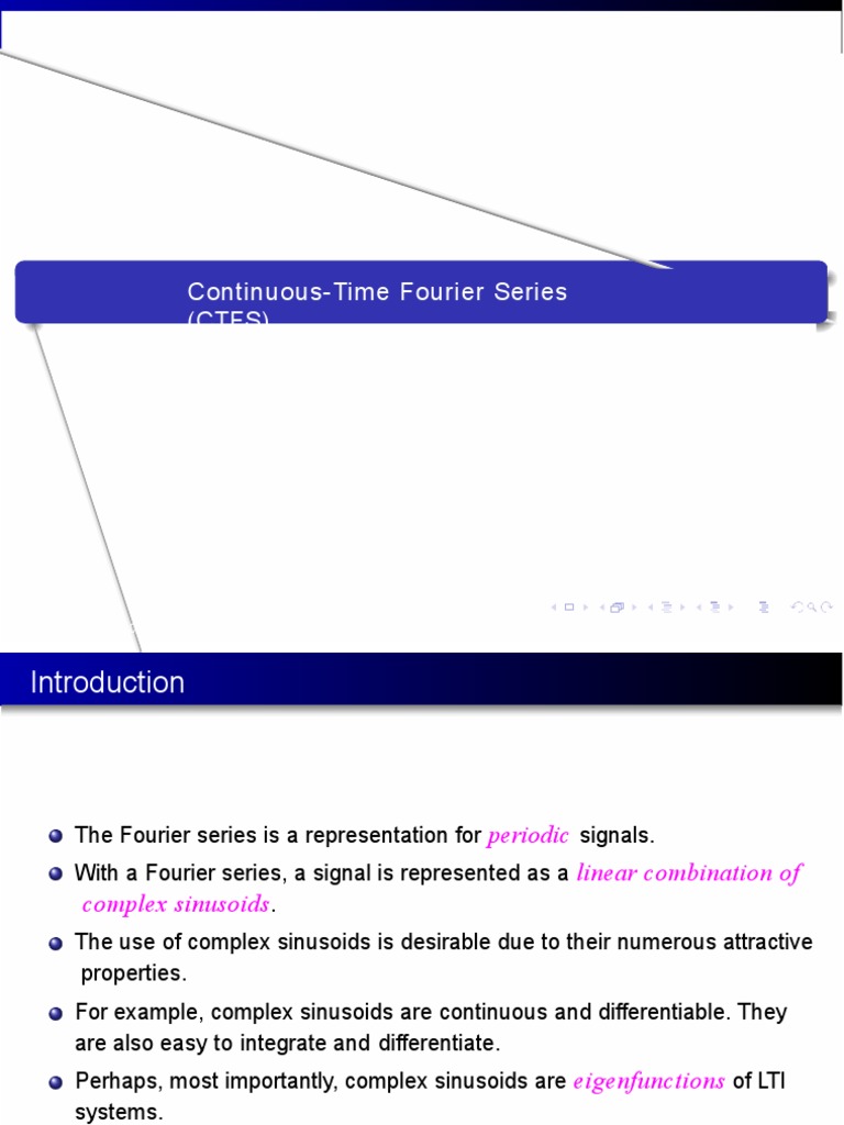 Lecture Slides Fourier Series and Fourier Transform | PDF | Fourier ...