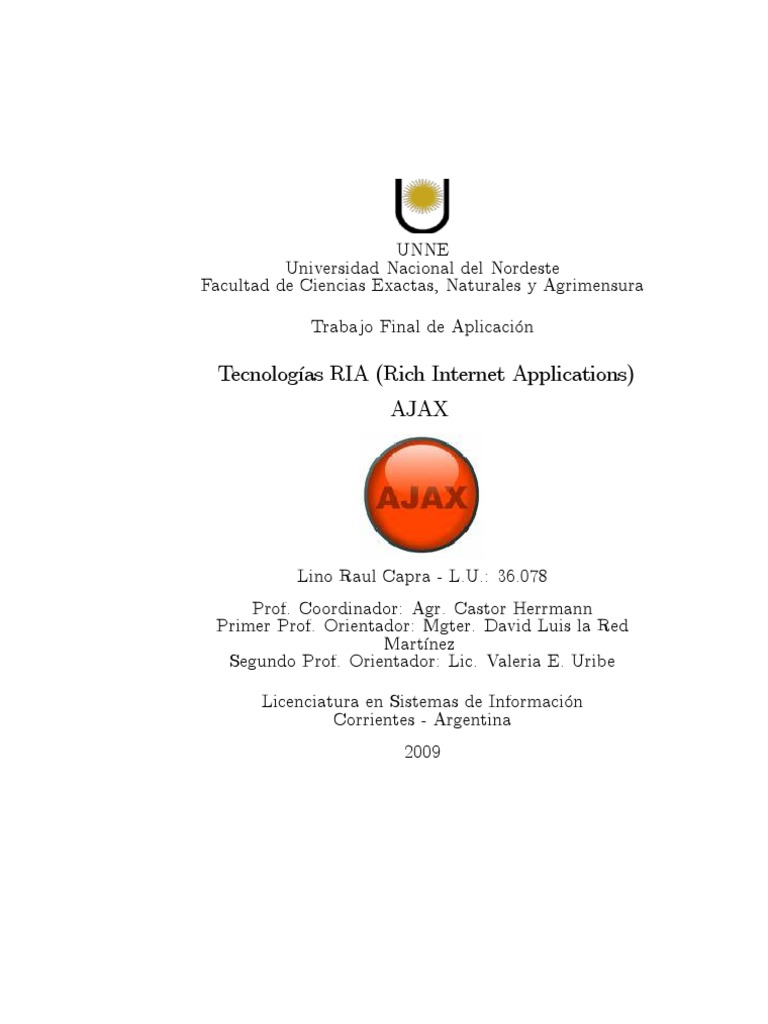 Ajax Y Xhtml Pdf Script Java Ajax Programación