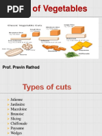 19 Types of Vegetable Cuts - Classical French Knife Cuts | PDF ...