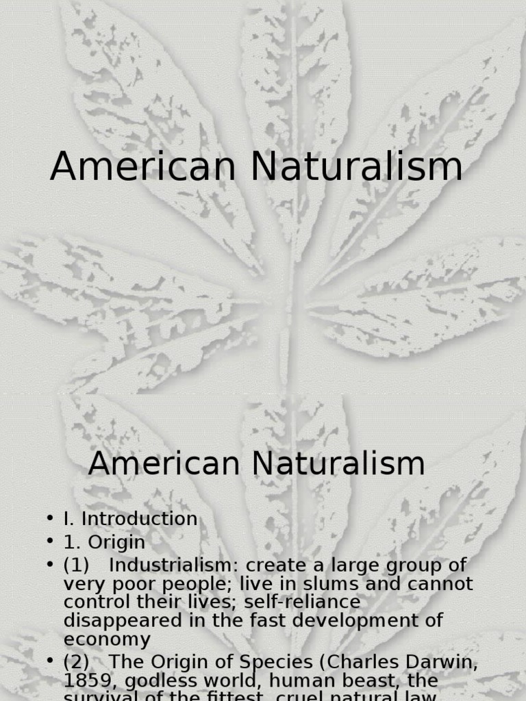 American Naturalism Movement & Major Authors | PDF | O. Henry | Jack London