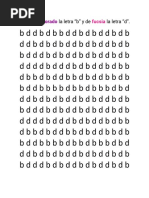 Palabras con B y D para Niños | PDF
