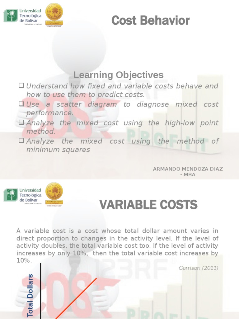 Part 5 Cost Behavior | PDF | Least Squares | Applied Mathematics