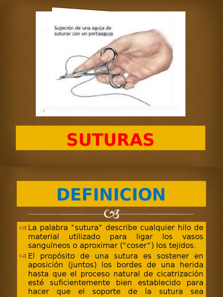 SUTURAS | PDF | Sutura Quirúrgica | Herida