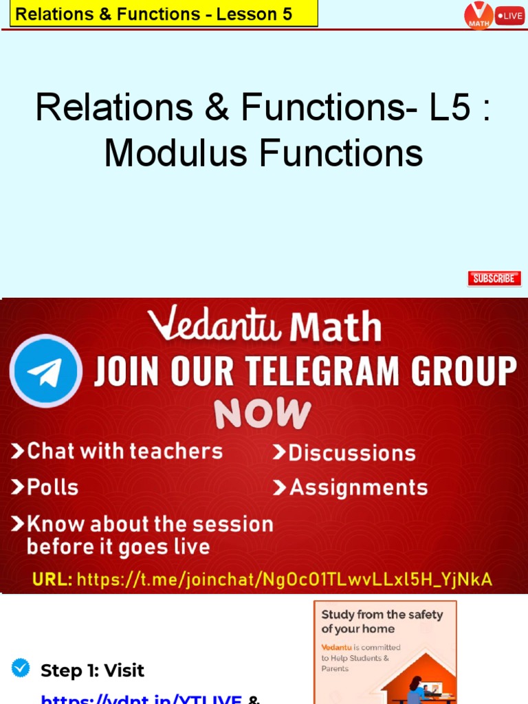 Modulus Functions Explained: Domains, Graphs and Solving Equations ...