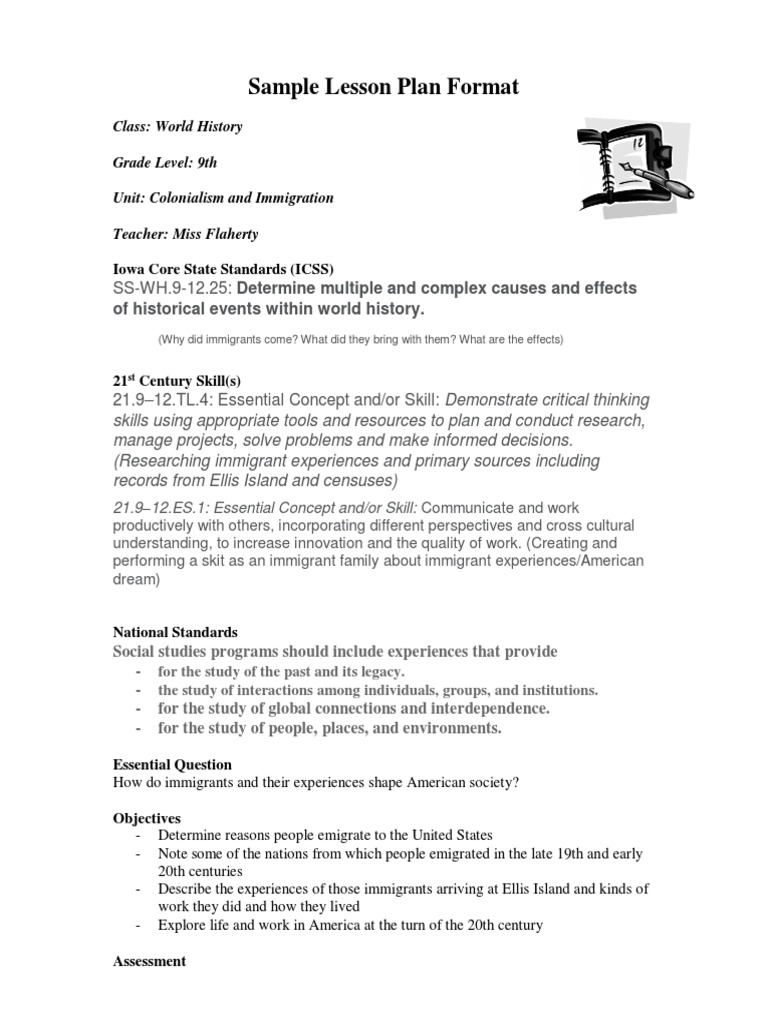 American Dream Lesson Plan | PDF | Lesson Plan | Teachers