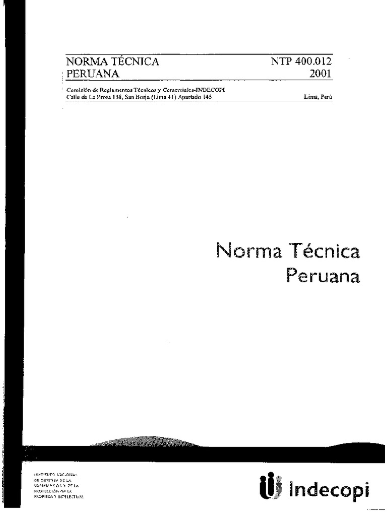 NTP 400.012 | PDF