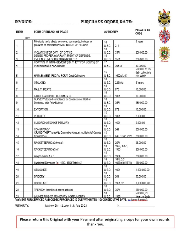 2019 Royal Invoice | PDF