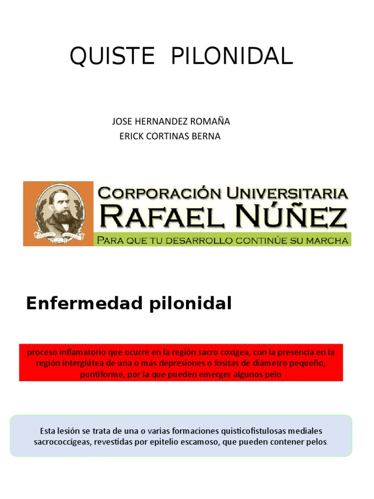 Quiste Pilonidal Corregido | PDF | Cirugía | Especialidades Medicas