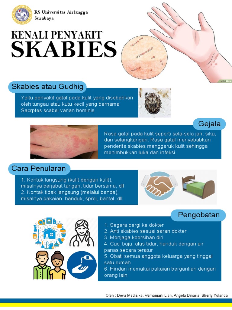Edukasi dan Pencegahan Skabies | PDF | Kesehatan Holistik | Sains ...