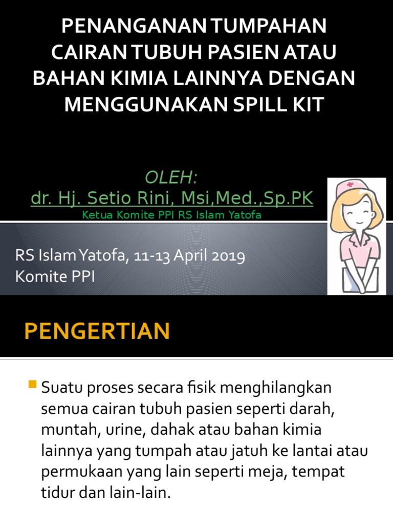 Prosedur Penggunaan Spill Kit Infeksius | PDF | Kesehatan Holistik