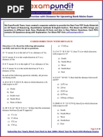TOP 50 Linear Seating Arrangement Questions | PDF | Social Science