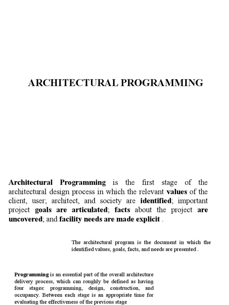 Arsitektur Programming | PDF | Goal | Design