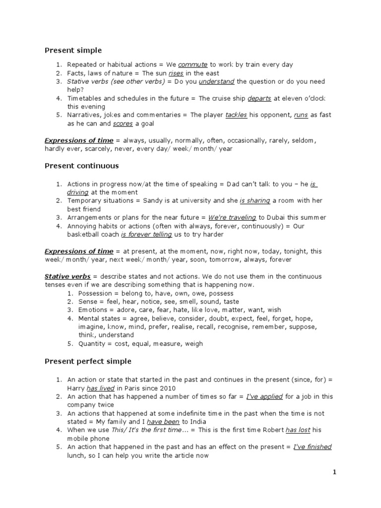 Present Simple: Driving at The Moment | PDF | Grammatical Tense | Time