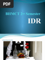 IRD Training - in Room Dining | PDF | Foods | Restaurants