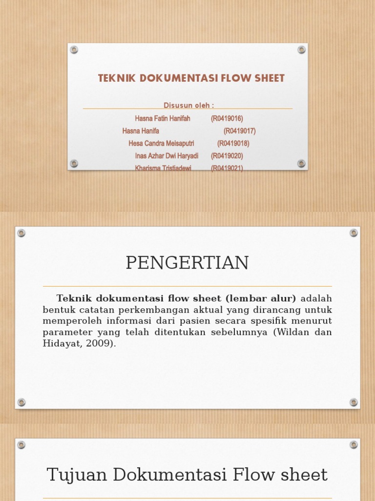 Teknik Dokumentasi Flow Sheet 2 | PDF