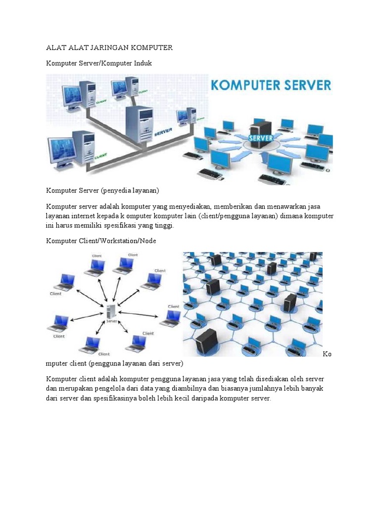 Alat Alat Jaringan Komputer | PDF