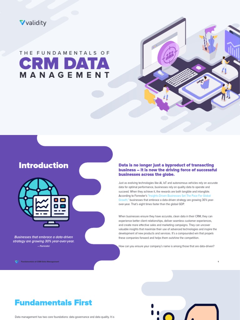 Fundamentals of CRM Data Management | PDF | Data Quality | Customer ...