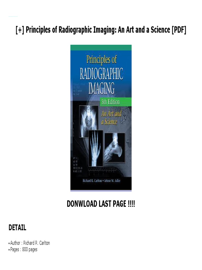 Principles of Radiographic Imaging: An Art and A Science (PDF) | PDF ...