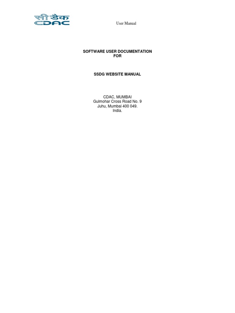 SSDG User Manual Overview | PDF | Password | Software Framework