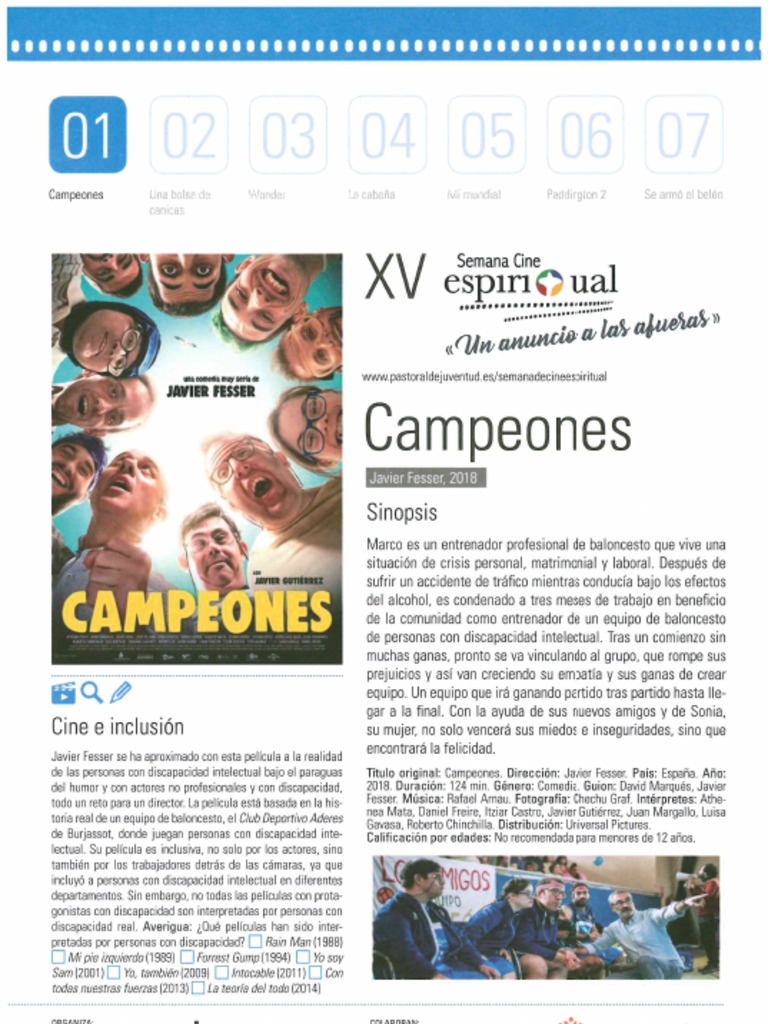 Guía Didáctica Campeones | PDF