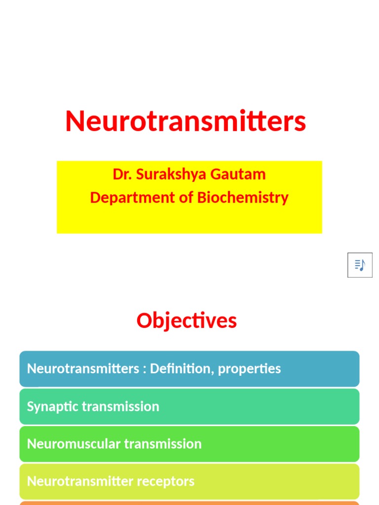 Neurotransmitters 1 | PDF | Neurotransmitter | Chemical Synapse