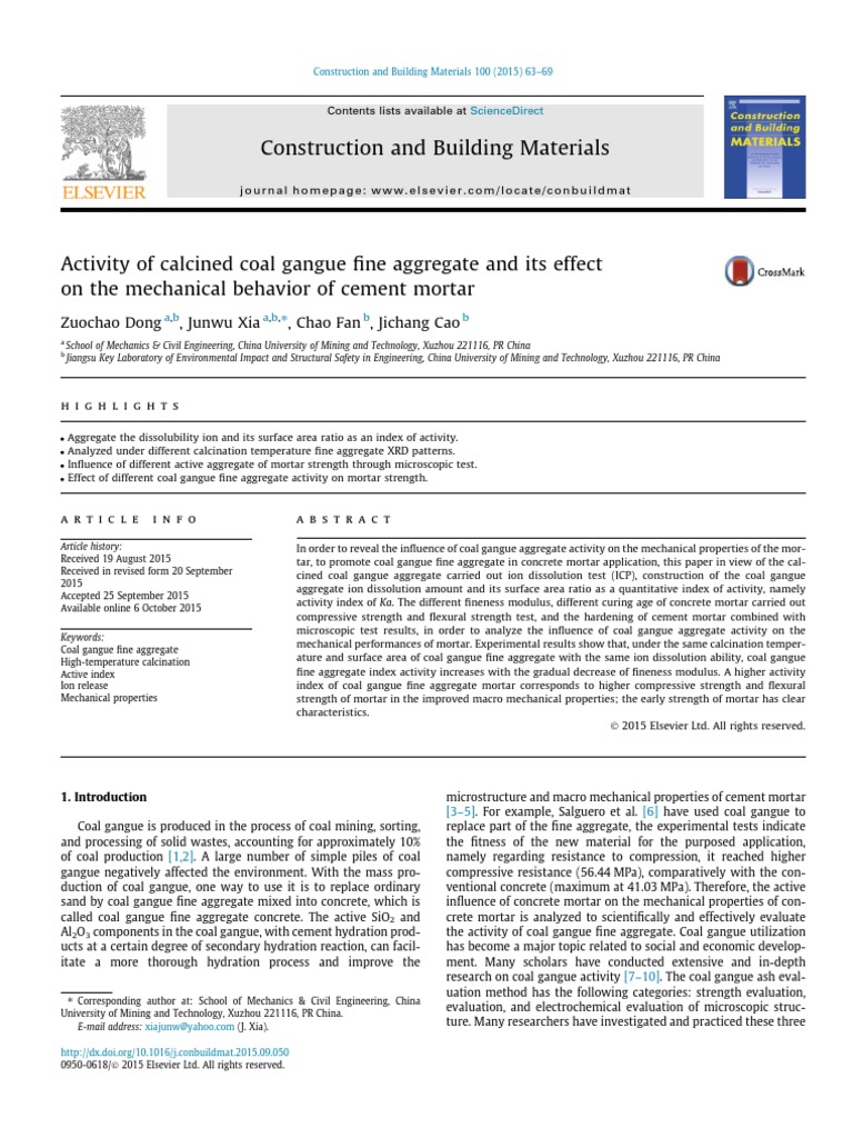 Fly Ash Strength Comparison | PDF | Concrete | Mortar (Masonry)