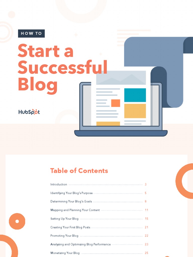 How To Start A Successful Blog PDF | PDF | Search Engine Optimization ...