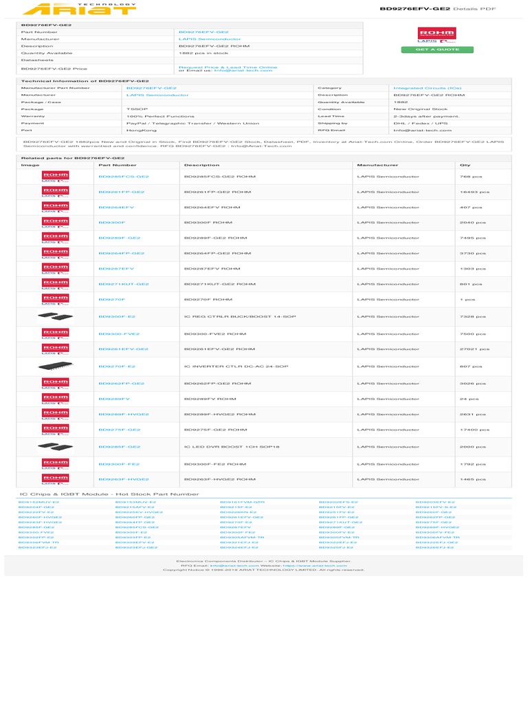Bd9276efv Ge2 PDF | PDF | Personal Computers | Electronic Design