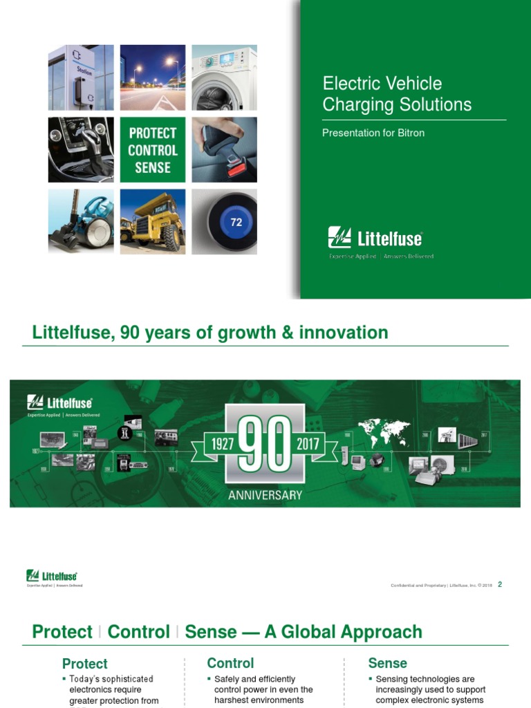 Littelfuse - EV Charging Solutions | PDF | Rectifier | Ac Power Plugs And Sockets